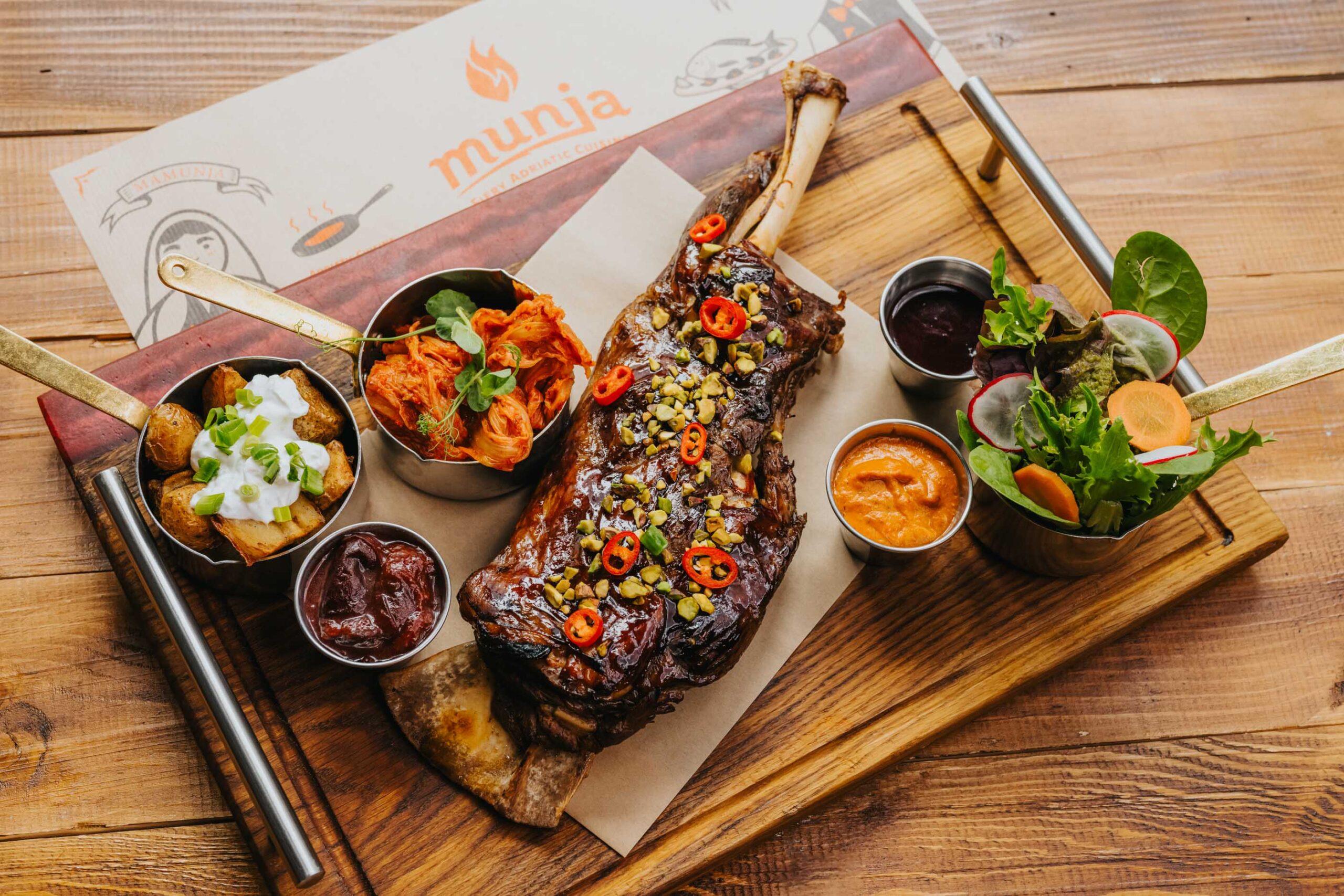 Menu galeria - Munja - gorąca kuchnia adriatycka w Warszawie